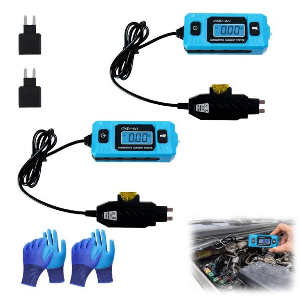 商品名:  Automotive Circuit Fault Probe Tester, Portable High-Precision 20a 48v Car Relay Tester with Blue Backlit LCD Scre...
