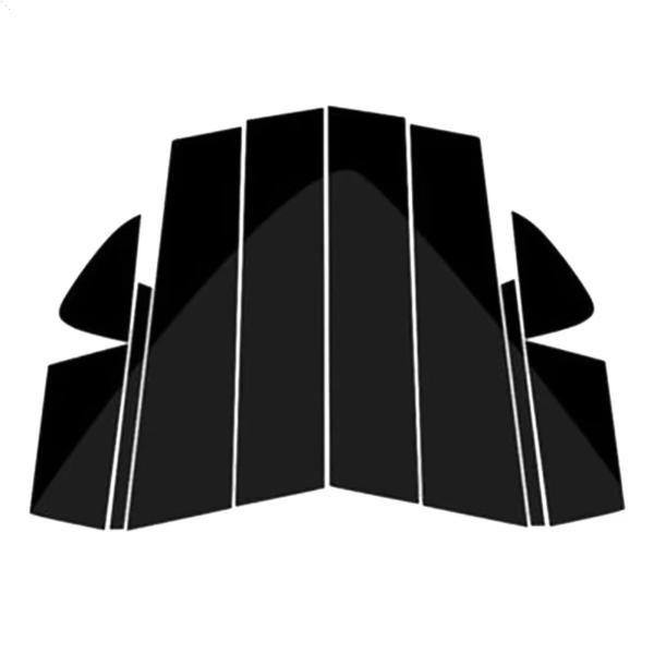 商品名:  Fit for Mazda 6 GJ1/GL Sedan 2014 2015 2016 2017 2018 2019 2020 2021 Gloss Black Pillar Posts Door Side Window Dec...