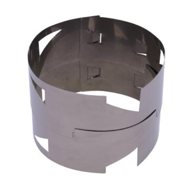 フーボー、その名の通り風を防ぐこと0.1ｍｍ厚チタンを採用し、余計なパーツを排した設計は、比類なき収納性、軽さ、最適な剛性を実現[サイズ] 40.5×5.0cm[組立時] H86ｍｍ　径12.4cm・径10.8cm（0.1ｍｍ厚）[質量] ...