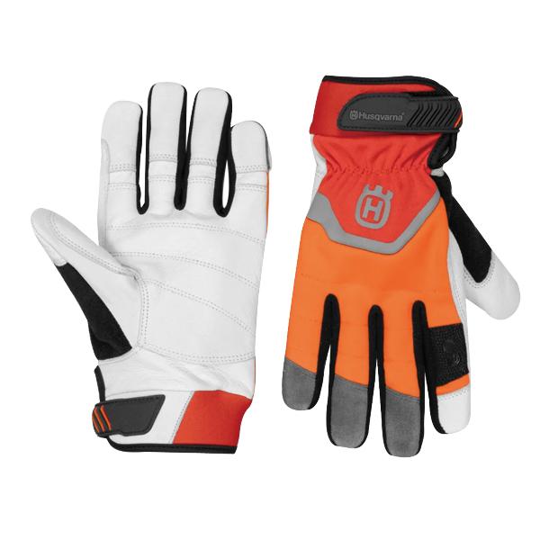 ▼チェンソー作業用にデザインされた防護手袋です。手のひら部は丈夫で防水効果のあるヤギの皮を使用しています。ダブルステッチで握りやすさ向上。人差し指第二関節部はタッチスクリーン対応でグローブをつけたままスマホなどスクリーンの操作が可能です。E...