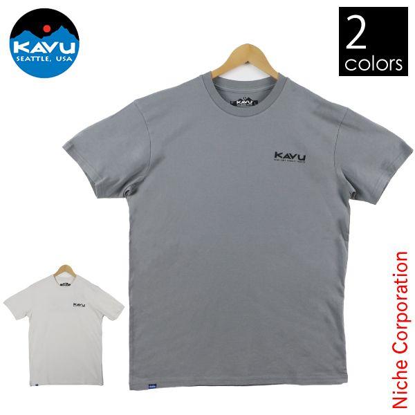 ▼カブーのTシャツです。■仕様【素材】100% Organic Cotton【カラー】オフホワイト、グレー【サイズ】　S：着丈71、身幅51、裾幅51、裄丈46、袖丈11 cm　M：着丈74、身幅54、裾幅54、裄丈47、袖丈11 cm　L...