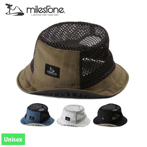 ▼これまでご要望の多かったハットが、ついに商品化。定番キャップ「MSC-013」の素材やカラーをベースに、バケットハット仕様に！ツバ裏の『LIGHTING YOUR WAY』の刺繍や、ワイヤー入りのツバなど、milestoneらしいディテー...