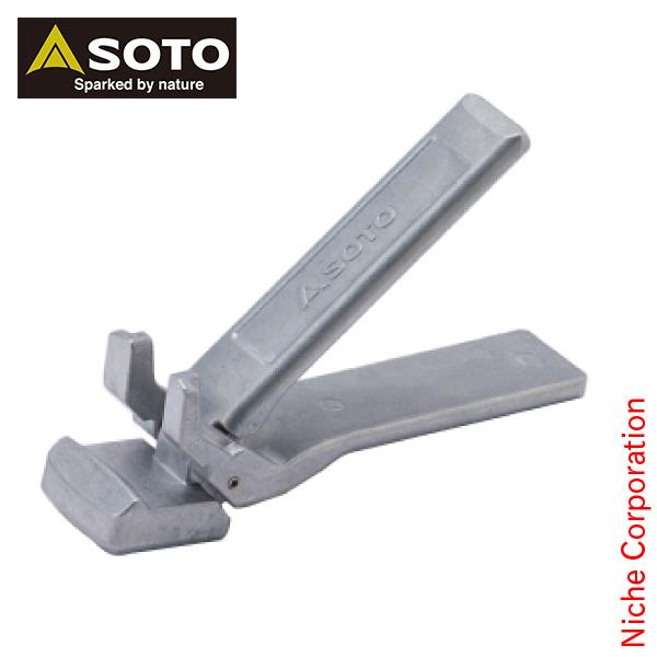 ステンレスヘビーポットGORA用リフターです。■仕様●外形寸法：135×40×35mm●重量：158g●材質：アルミニウム[ おうちキャンプ ベランピング 庭キャン 家キャン ]