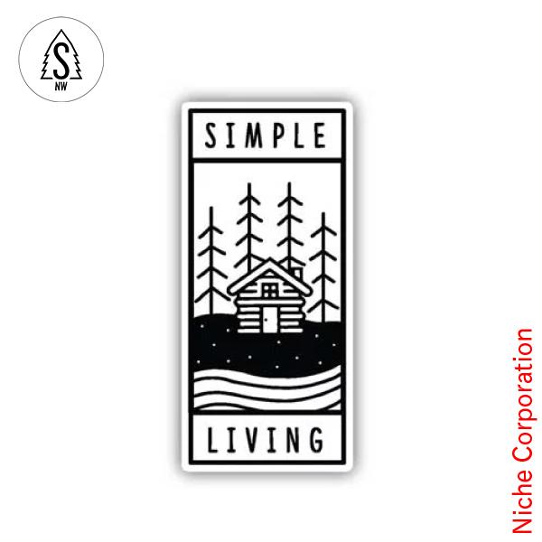 ウォーターボトルやラップトップ、愛車に貼るのにベストなサイズ感のステッカーです。Weather Proof（ウォータープルーフ）Made in USA▼STICKERS NORTHWESTとは▼アメリカ ワシントン州タコマで、アウトドア愛好...