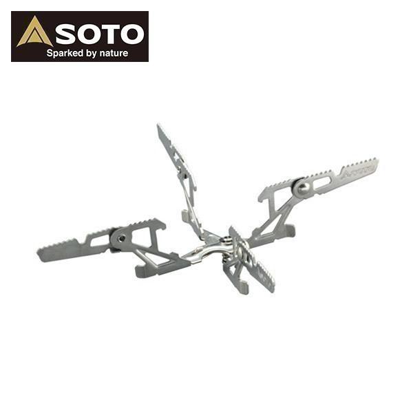 マイクロレギュレターストーブ ウインドマスター オプション※マイクロレギュレーターストーブ ウィンドマスター SOD-310専用です。SOD-300やそれ以外の器具には使用しないでください。17cmまでのコッヘルに対応する大型4本ゴトク。調...