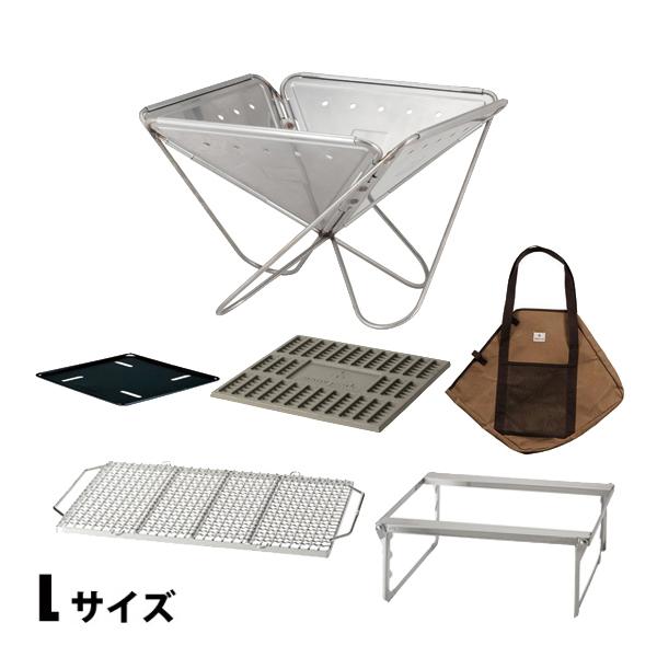 ▼▼▼セット内容▼▼▼スノーピーク 焚火台Lスターターセット(SET-112S)×1スノーピーク 焚火台 グリルブリッジ L (ST-032GBR)×1スノーピーク 焼アミ Pro.L ステンレス(ST-032MAR)×1■■■スノーピーク...