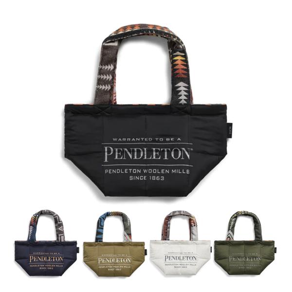 ▼”大好評！PENDELTON×TAIONのリバーシブルトートバッグです”表側はTAIONのダウン格子キルト、裏側はPENDLETON柄メルトンを使用した、リバーシブルで楽しめるダウントートバッグです。持手は手持ちや肩掛けができる長さにし、...