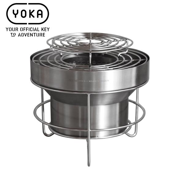 ▼着火、消火、再着火が本体だけで行える、ステンレス製の七輪です。フタと炭をいれるカゴの組み合わせにより、炭を消火し、また使うという流れを簡単にしました。今回3rdロットとなるのですが、シェルが改良されています。前回まで上下のパーツを溶接する...