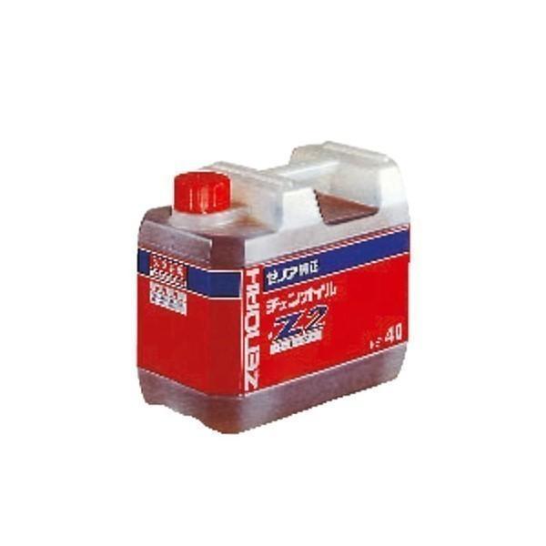 粘性に優れ、チェンへの付着力が強く、飛散を最小限に抑えるゼノアの純正チェンオイルシリーズ。容量：4L（4リットル）[ 伐木 伐採 林業 農林 ZENOAH ゼノア ＺＥＮＯＡＨ ぜのあ 純正 パワーツール チェーンソー チェンソー 潤滑油 ...