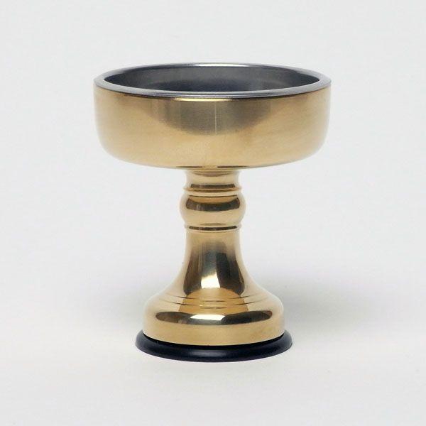 仏像の適合サイズは4〜5寸が目安です。仏器 磨 8号：口径5.6cm　高さ6.5cm