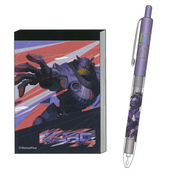 (C) Disney / Pixarディズニーピクサー映画「バズ・ライトイヤー」からステーショナリーセットの登場です☆こちらは、ミニサイズのメモ帳とシャープペンの2点セット☆メモ帳は、傷がつきにくいPET表紙でシャープペンは奥行きのある二重...