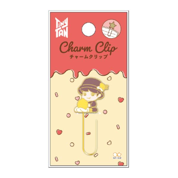 (C)BIGHIT MUSIC. All Rights Reserved.BTSのインスピレーションによって誕生した「Tiny TAN」から、チャームクリップが登場です♪金属製のチャームクリップです！プリント、メモの整理や、手帳、ノートのブ...