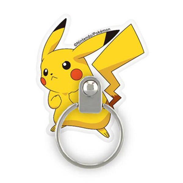 (C)Nintend・Creatures・GAME FREAK・TV Tokyo・ShoPro・JR Kikaku (C)Pokemon「ポケットモンスター」のスマートフォンリングです☆指を通すと落下防止に、リングを立てるとスマホスタンドに...