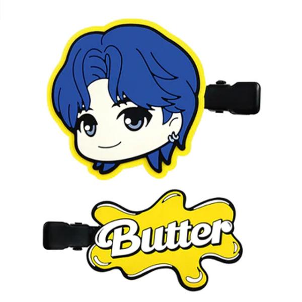 (C) BIGHIT MUSIC. All Rights Reserved. 「Tiny TAN」から「Butter」テーマのラバー前髪クリップです♪左右に留められるキャラクターとロゴの2個セット♪可愛いアクセで注目度アップ間違いなし♪サイ...