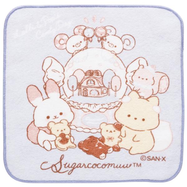 (C)san-xサンエックスの大人気キャラクター「シュガーココムー」のプチタオルです☆ポケットに入れやすいサイズ！ハンカチのかわりに吸収性のいいタオルをどうぞ！プレゼントにも喜ばれそうなキャラクターグッズです♪サイズ：約H200×W200m...