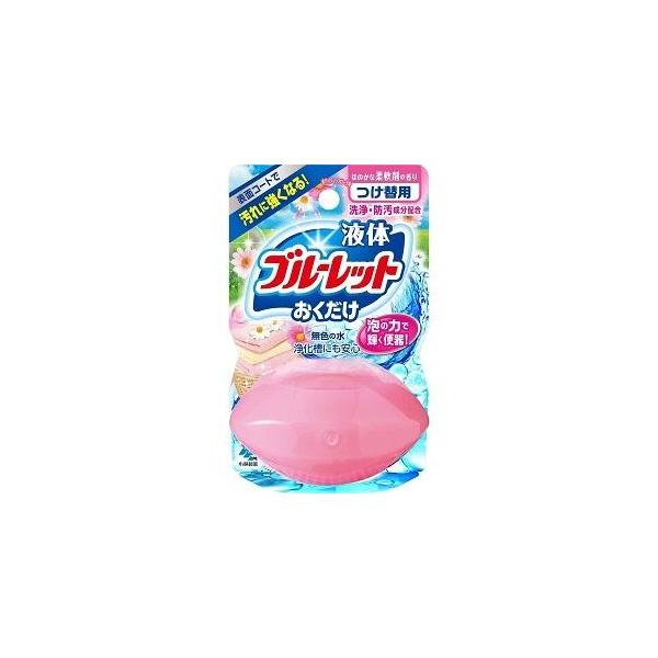 訳アリ品です。細かな傷、汚れありますのでご了承ください。パッケージ変更の可能性ありますので画像違う可能性ありますのでご了承ください。「小林製薬」 液体ブルーレットおくだけ 柔軟剤の香り つけ替用 70mL