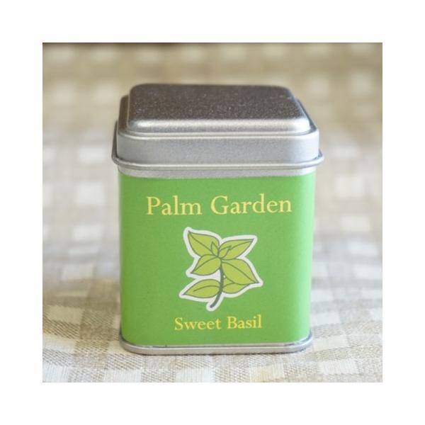 ＊手のひらサイズの小さな栽培キット「パームガーデン」のバジル栽培セットです＊箱のサイズ　４６ｍｍ角×５５Ｈ（ｍｍ）