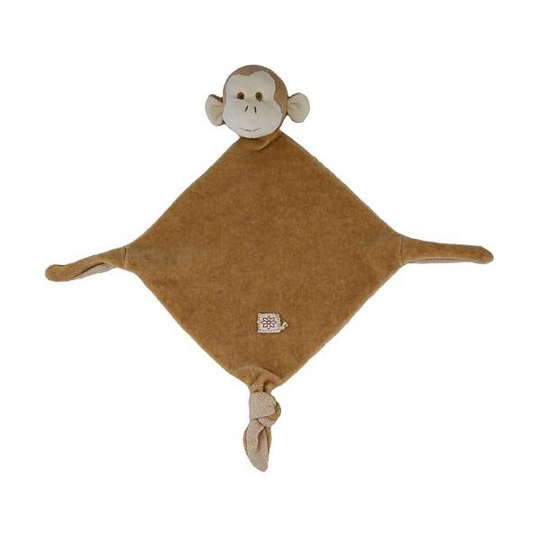 ブランケット 0歳 1歳 子供 赤ちゃん クリスマス 誕生日プレゼント 出産祝い クリスマス プレゼント優しい肌触りのオーガニックコットンを使用しているので、赤ちゃんの肌にも安心なおサルさんのブランケットです。ぬいぐるみのようにして遊んだり...