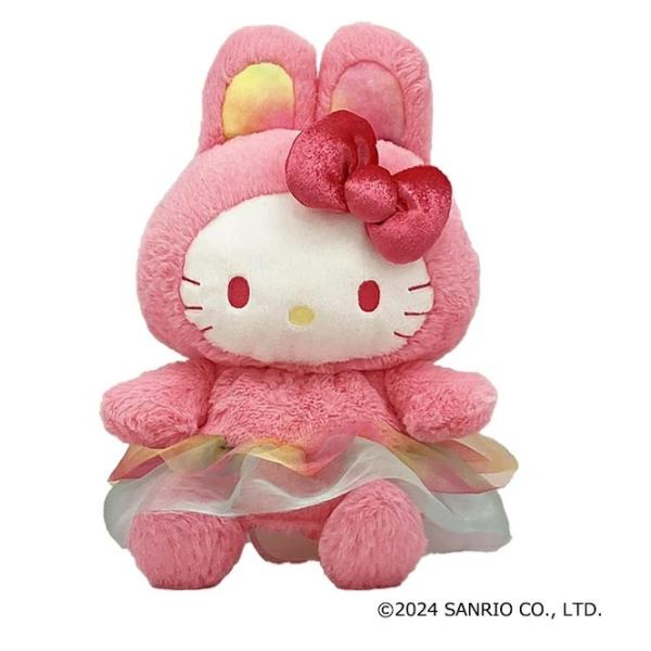 ゴルフヘッドカバーに『サンリオ　ハローキティ　グラデバニー』が新登場です。カラフルなドレスを着てピンク色のうさぎになったハローキティの、可愛いぬいぐるみゴルフヘッドカバーです。お部屋に飾れば、ぬいぐるみとしてもご使用いただけます。キティ好き...