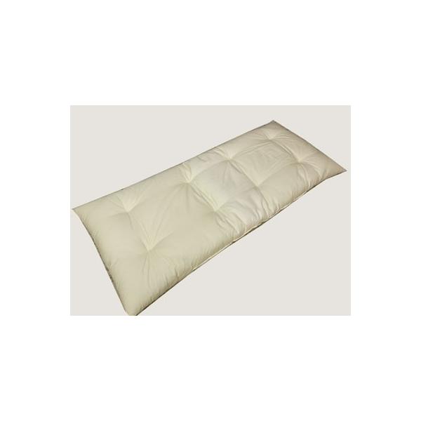 ●手づくり仕立て保育園お昼寝布団　敷き布団・サイズ：幅60〜70cm×長さ130〜140cm・色：クリーム、ブルー、ピンク・素材：生地綿100％ブロード布団裏地　　　：中綿綿混綿30/70（綿100％もできます。）・仕立て：当店手づくり※ク...