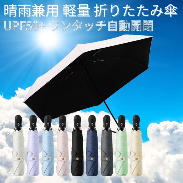 【発売日：2025年02月15日】【商品説明】こちらの自動開閉傘は6本骨構造を採用した、重さが約227gの超軽量モデルです。骨格にグラスファイバーを使用しており、無理な力が加わっても柔軟に元の形に戻ります。また、UPF50+のUVカット生地...