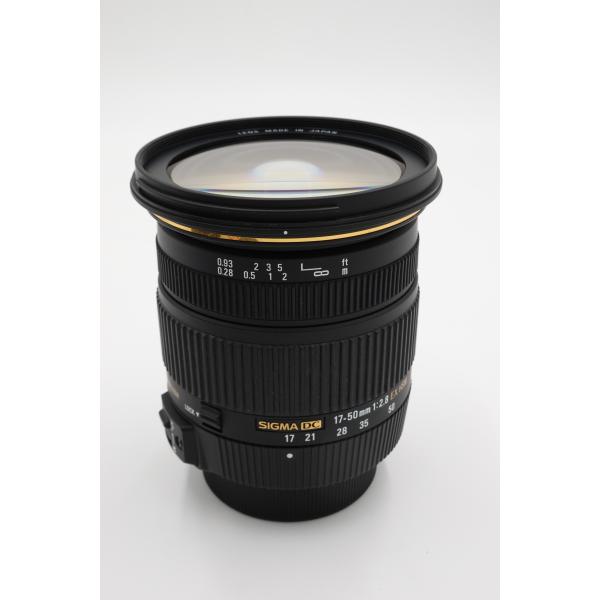 メーカー　SIGMA商品名　17-50mm F2.8 EX DC OS HSM [ニコン用]付属品レンズ本体、フロントキャップ、リアキャップ、レンズフード、ケース※付属品について上記、主要な付属品を記載しております。画像にあるものが全てとな...