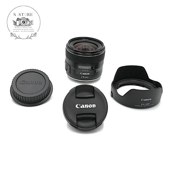 メーカー　Canon商品名　EF24mm F2.8 IS USM付属品レンズ本体、フロントキャップ、リアキャップ、レンズフード※付属品について上記、主要な付属品を記載しております。画像にあるものが全てとなります。清掃・点検済【外観】通常使用...