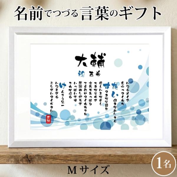 大切な人へ、心のこもった感謝を伝えるおしゃれな名前でつづるメッセージポエムのギフト。「名前ことば」のサプライズは、名前と言葉詩のコラボレーションで、感動いっぱい!!お祝いの場面で盛り上がります！オリジナルのお名前を使った、ネームメッセージで...
