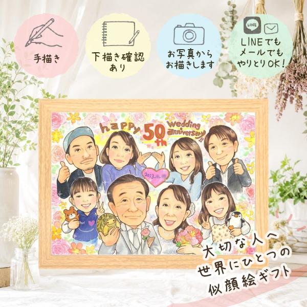 ・下描き満足保証・納期厳守・人気の似顔絵作家ずっと飾れる満足度の高い似顔絵をお届けします【ご利用の多いシーン】お祝い プレゼント 贈り物 ギフト 贈呈用 還暦 古希 喜寿 傘寿 米寿 卒寿 白寿 百寿 長寿 結婚記念日 金婚式 結婚50周年...