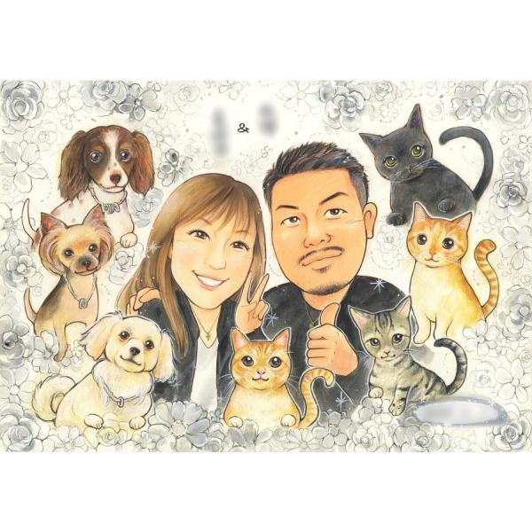 ・下描き満足保証・納期厳守・人気の似顔絵作家ずっと飾れる満足度の高い似顔絵をお届けします【ご利用の多いシーン】お祝い プレゼント 贈り物 ギフト 贈呈用 還暦 古希 喜寿 傘寿 米寿 卒寿 白寿 百寿 長寿 結婚記念日 金婚式 結婚50周年...