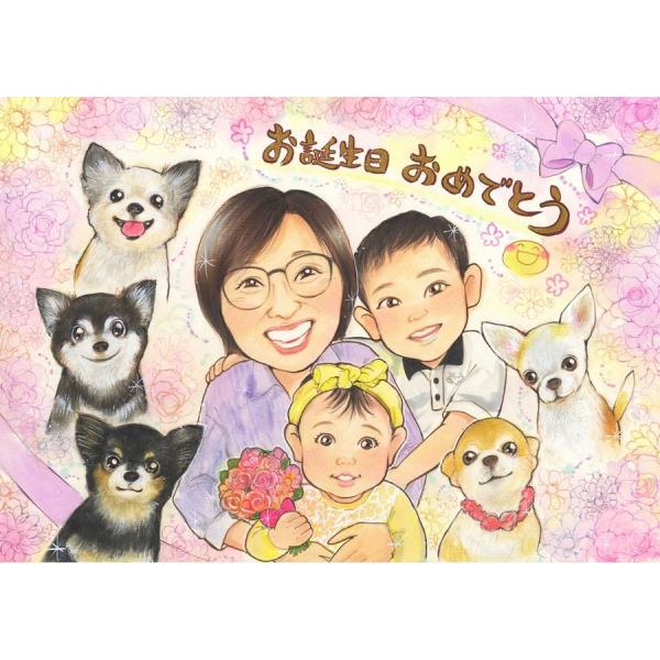 ・下描き満足保証・納期厳守・人気の似顔絵作家ずっと飾れる満足度の高い似顔絵をお届けします【ご利用の多いシーン】お祝い プレゼント 贈り物 ギフト 贈呈用 還暦 古希 喜寿 傘寿 米寿 卒寿 白寿 百寿 長寿 結婚記念日 金婚式 結婚50周年...