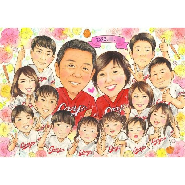 ・下描き満足保証・納期厳守・人気の似顔絵作家ずっと飾れる満足度の高い似顔絵をお届けします【ご利用の多いシーン】お祝い プレゼント 贈り物 ギフト 贈呈用 還暦 古希 喜寿 傘寿 米寿 卒寿 白寿 百寿 長寿 結婚記念日 金婚式 結婚50周年...