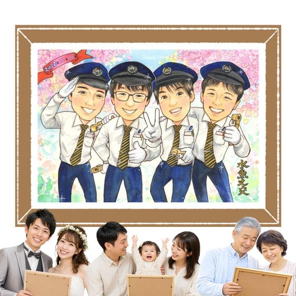・下描き満足保証・納期厳守・人気の似顔絵作家ずっと飾れる満足度の高い似顔絵をお届けします【ご利用の多いシーン】お祝い プレゼント 贈り物 ギフト 贈呈用 還暦 古希 喜寿 傘寿 米寿 卒寿 白寿 百寿 長寿 結婚記念日 金婚式 結婚50周年...