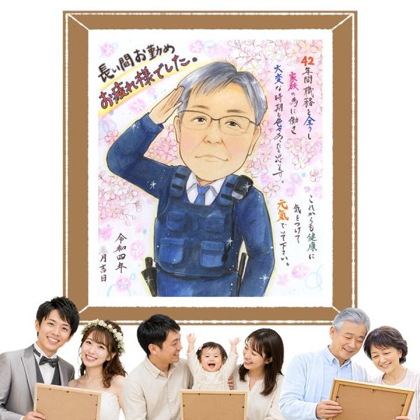 ・下描き満足保証・納期厳守・人気の似顔絵作家ずっと飾れる満足度の高い似顔絵をお届けします【ご利用の多いシーン】お祝い プレゼント 贈り物 ギフト 贈呈用 還暦 古希 喜寿 傘寿 米寿 卒寿 白寿 百寿 長寿 結婚記念日 金婚式 結婚50周年...