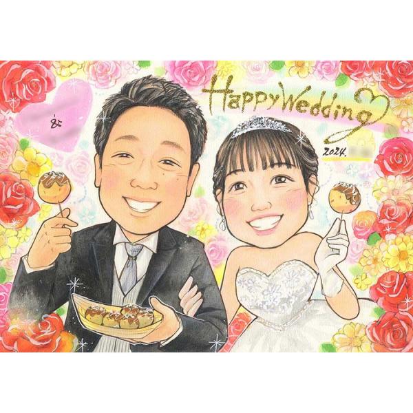 ・下描き満足保証・納期厳守・人気の似顔絵作家ずっと飾れる満足度の高い似顔絵をお届けします【ご利用の多いシーン】お祝い プレゼント 贈り物 ギフト 贈呈用 還暦 古希 喜寿 傘寿 米寿 卒寿 白寿 百寿 長寿 結婚記念日 金婚式 結婚50周年...