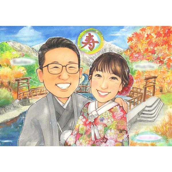 ・下描き満足保証・納期厳守・人気の似顔絵作家ずっと飾れる満足度の高い似顔絵をお届けします【ご利用の多いシーン】お祝い プレゼント 贈り物 ギフト 贈呈用 還暦 古希 喜寿 傘寿 米寿 卒寿 白寿 百寿 長寿 結婚記念日 金婚式 結婚50周年...