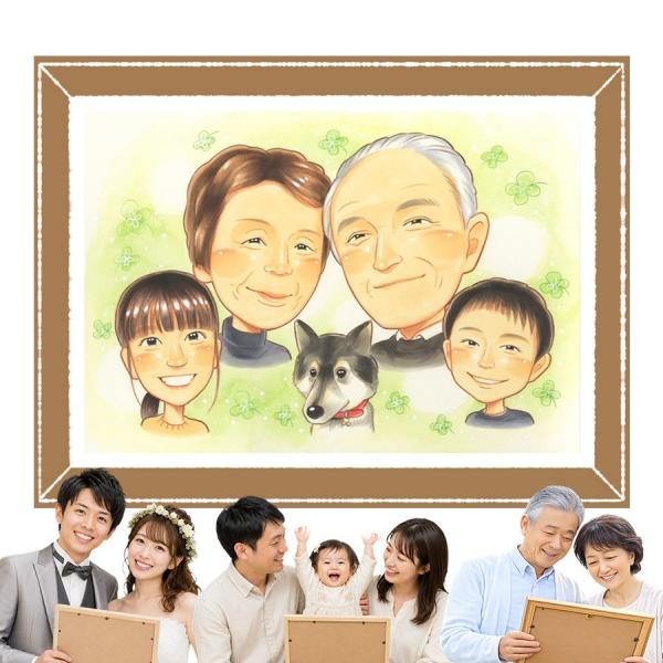 ・下描き満足保証・納期厳守・人気の似顔絵作家ずっと飾れる満足度の高い似顔絵をお届けします【ご利用の多いシーン】お祝い プレゼント 贈り物 ギフト 贈呈用 還暦 古希 喜寿 傘寿 米寿 卒寿 白寿 百寿 長寿 結婚記念日 金婚式 結婚50周年...