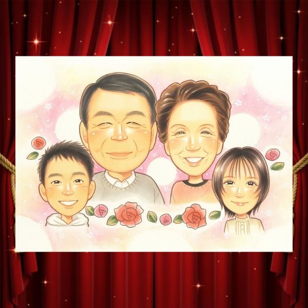 ・下描き満足保証・納期厳守・人気の似顔絵作家ずっと飾れる満足度の高い似顔絵をお届けします【ご利用の多いシーン】お祝い プレゼント 贈り物 ギフト 贈呈用 還暦 古希 喜寿 傘寿 米寿 卒寿 白寿 百寿 長寿 結婚記念日 金婚式 結婚50周年...