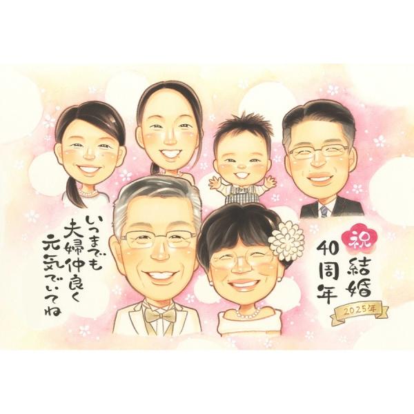 ・下描き満足保証・納期厳守・人気の似顔絵作家ずっと飾れる満足度の高い似顔絵をお届けします【ご利用の多いシーン】お祝い プレゼント 贈り物 ギフト 贈呈用 還暦 古希 喜寿 傘寿 米寿 卒寿 白寿 百寿 長寿 結婚記念日 金婚式 結婚50周年...
