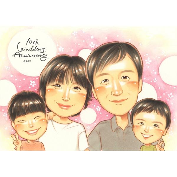 ・下描き満足保証・納期厳守・人気の似顔絵作家ずっと飾れる満足度の高い似顔絵をお届けします【ご利用の多いシーン】お祝い プレゼント 贈り物 ギフト 贈呈用 還暦 古希 喜寿 傘寿 米寿 卒寿 白寿 百寿 長寿 結婚記念日 金婚式 結婚50周年...