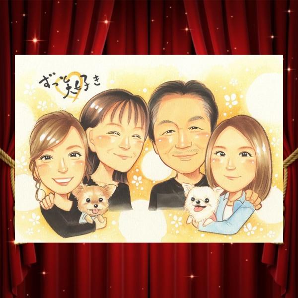 ・下描き満足保証・納期厳守・人気の似顔絵作家ずっと飾れる満足度の高い似顔絵をお届けします【ご利用の多いシーン】お祝い プレゼント 贈り物 ギフト 贈呈用 還暦 古希 喜寿 傘寿 米寿 卒寿 白寿 百寿 長寿 結婚記念日 金婚式 結婚50周年...