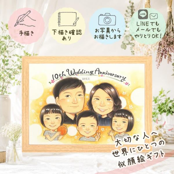 ・下描き満足保証・納期厳守・人気の似顔絵作家ずっと飾れる満足度の高い似顔絵をお届けします【ご利用の多いシーン】お祝い プレゼント 贈り物 ギフト 贈呈用 還暦 古希 喜寿 傘寿 米寿 卒寿 白寿 百寿 長寿 結婚記念日 金婚式 結婚50周年...