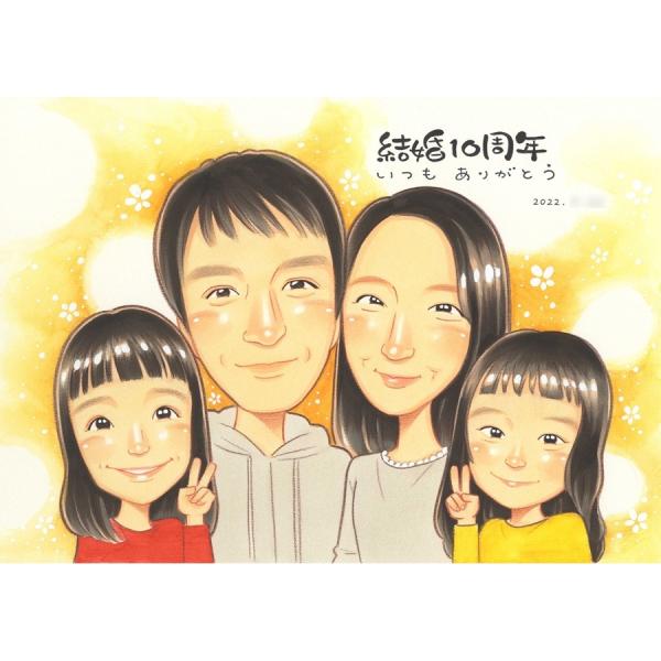 ・下描き満足保証・納期厳守・人気の似顔絵作家ずっと飾れる満足度の高い似顔絵をお届けします【ご利用の多いシーン】お祝い プレゼント 贈り物 ギフト 贈呈用 還暦 古希 喜寿 傘寿 米寿 卒寿 白寿 百寿 長寿 結婚記念日 金婚式 結婚50周年...