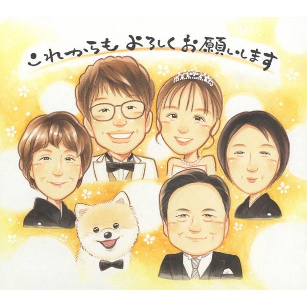 ・下描き満足保証・納期厳守・人気の似顔絵作家ずっと飾れる満足度の高い似顔絵をお届けします【ご利用の多いシーン】お祝い プレゼント 贈り物 ギフト 贈呈用 還暦 古希 喜寿 傘寿 米寿 卒寿 白寿 百寿 長寿 結婚記念日 金婚式 結婚50周年...