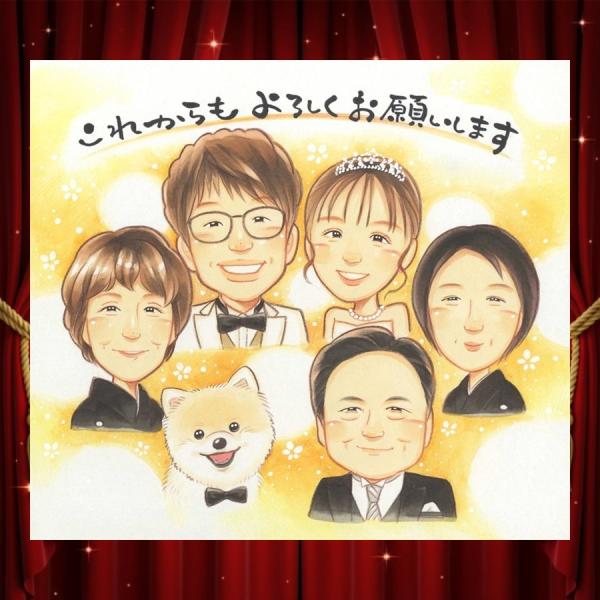 ・下描き満足保証・納期厳守・人気の似顔絵作家ずっと飾れる満足度の高い似顔絵をお届けします【ご利用の多いシーン】お祝い プレゼント 贈り物 ギフト 贈呈用 還暦 古希 喜寿 傘寿 米寿 卒寿 白寿 百寿 長寿 結婚記念日 金婚式 結婚50周年...