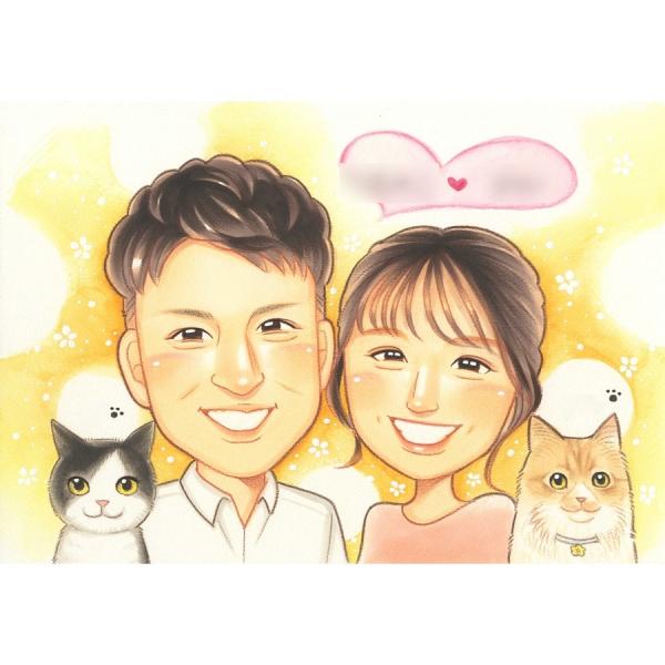 ・下描き満足保証・納期厳守・人気の似顔絵作家ずっと飾れる満足度の高い似顔絵をお届けします【ご利用の多いシーン】お祝い プレゼント 贈り物 ギフト 贈呈用 還暦 古希 喜寿 傘寿 米寿 卒寿 白寿 百寿 長寿 結婚記念日 金婚式 結婚50周年...