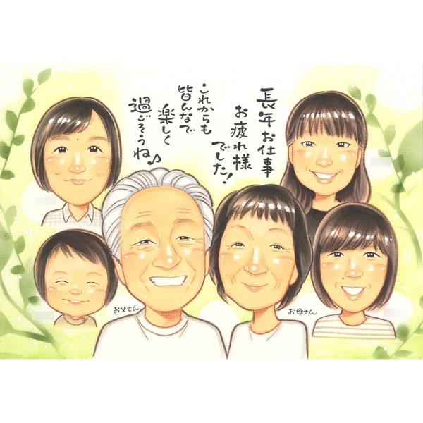 ・下描き満足保証・納期厳守・人気の似顔絵作家ずっと飾れる満足度の高い似顔絵をお届けします【ご利用の多いシーン】お祝い プレゼント 贈り物 ギフト 贈呈用 還暦 古希 喜寿 傘寿 米寿 卒寿 白寿 百寿 長寿 結婚記念日 金婚式 結婚50周年...
