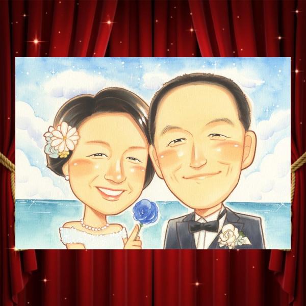 ・下描き満足保証・納期厳守・人気の似顔絵作家ずっと飾れる満足度の高い似顔絵をお届けします【ご利用の多いシーン】お祝い プレゼント 贈り物 ギフト 贈呈用 還暦 古希 喜寿 傘寿 米寿 卒寿 白寿 百寿 長寿 結婚記念日 金婚式 結婚50周年...
