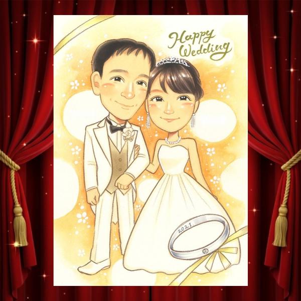 ・下描き満足保証・納期厳守・人気の似顔絵作家ずっと飾れる満足度の高い似顔絵をお届けします【ご利用の多いシーン】お祝い プレゼント 贈り物 ギフト 贈呈用 還暦 古希 喜寿 傘寿 米寿 卒寿 白寿 百寿 長寿 結婚記念日 金婚式 結婚50周年...