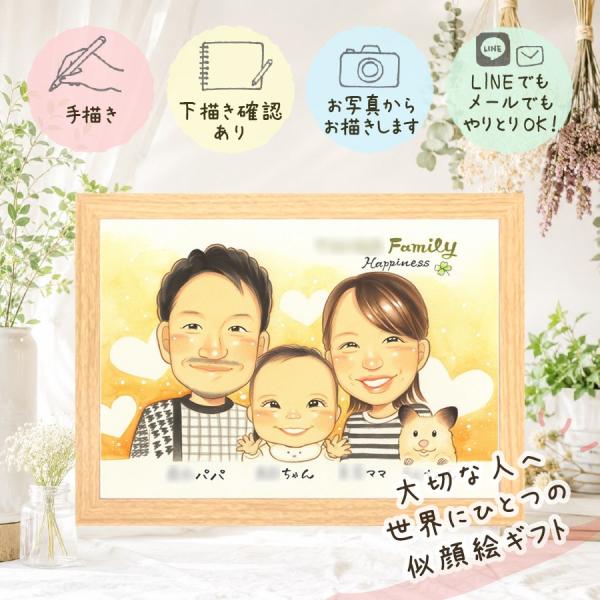 ・下描き満足保証・納期厳守・人気の似顔絵作家ずっと飾れる満足度の高い似顔絵をお届けします【ご利用の多いシーン】お祝い プレゼント 贈り物 ギフト 贈呈用 還暦 古希 喜寿 傘寿 米寿 卒寿 白寿 百寿 長寿 結婚記念日 金婚式 結婚50周年...